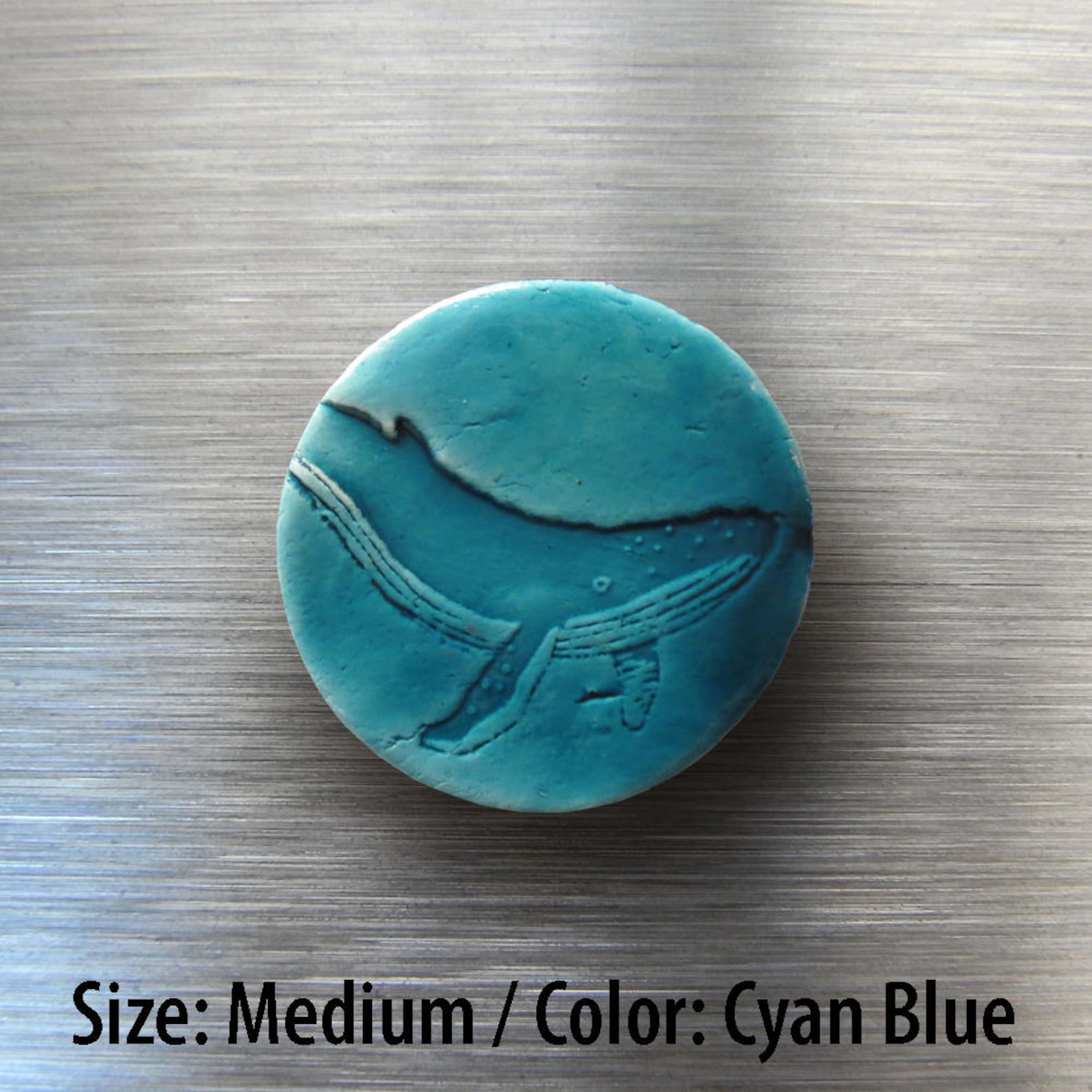 Humpback Whale Magnet: Hand Stamped Clay Magnet - Etsy