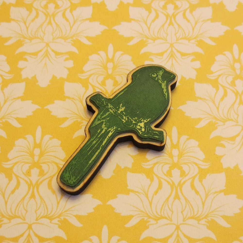 Bird Stamp: Cardinal on a Branch Wood Mounted Rubber Stamp - Etsy