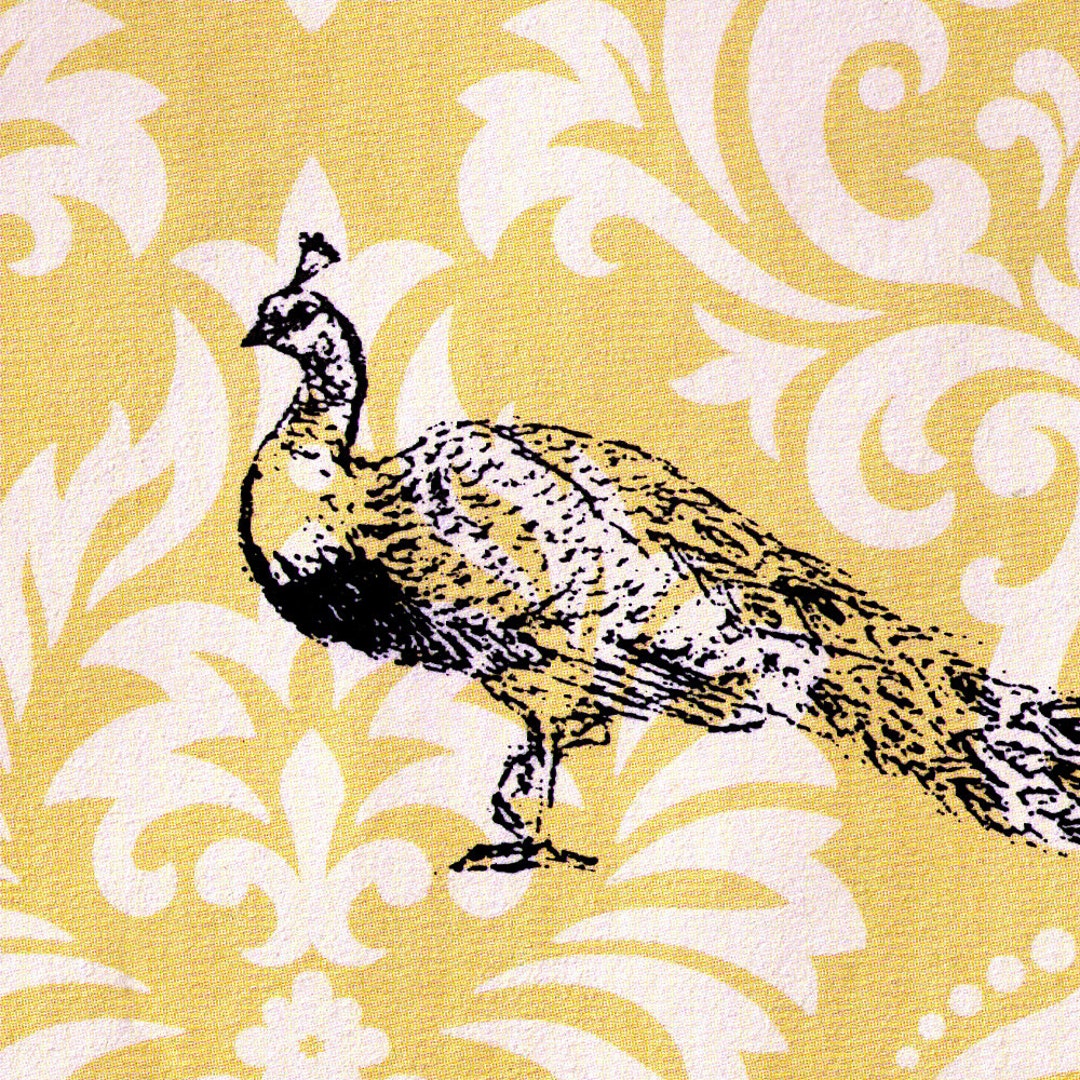 Bird Stamp Peacock Stamp: Wood Mounted Rubber Stamp - Etsy