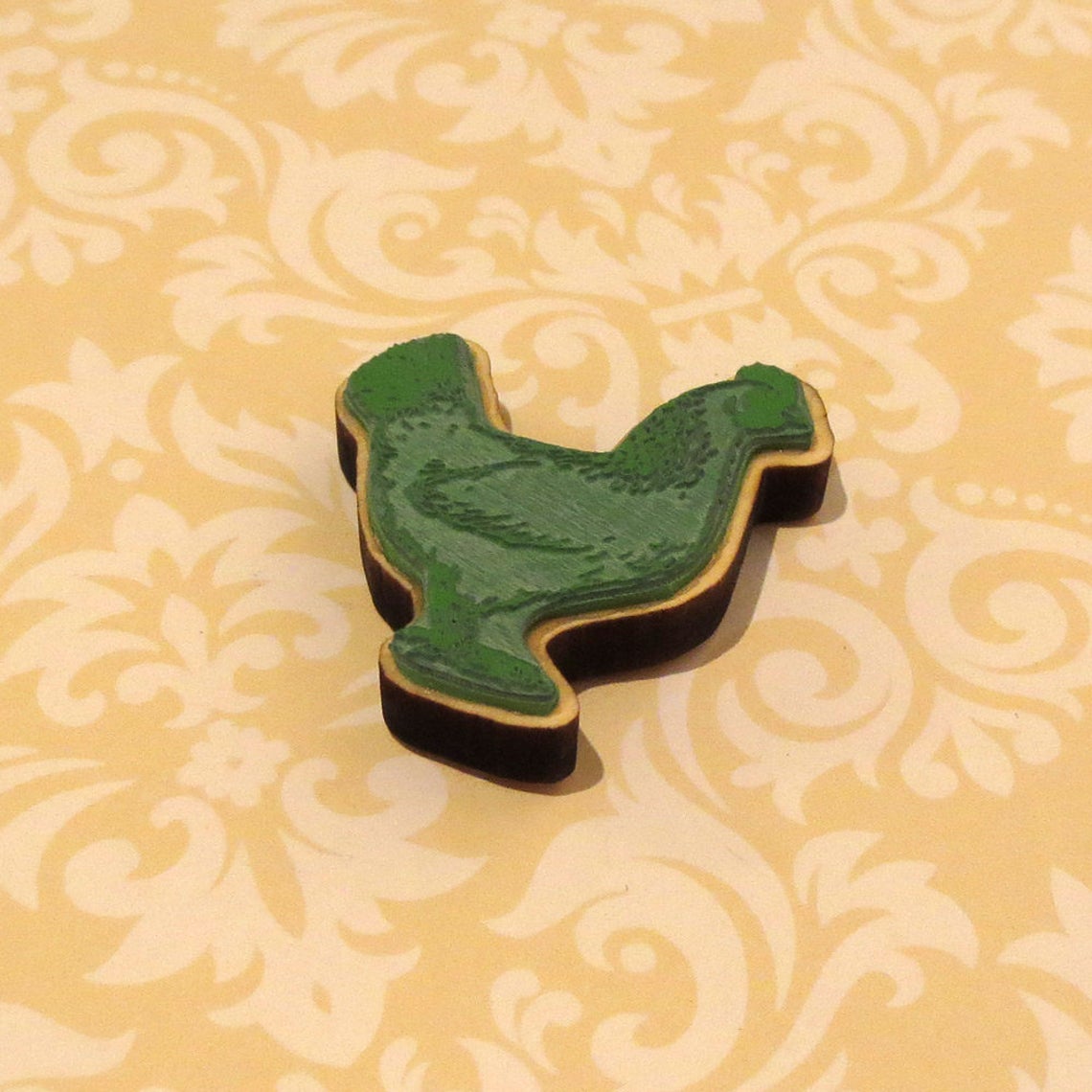 Chicken Stamp: Wood Mounted Rubber Stamp | Etsy