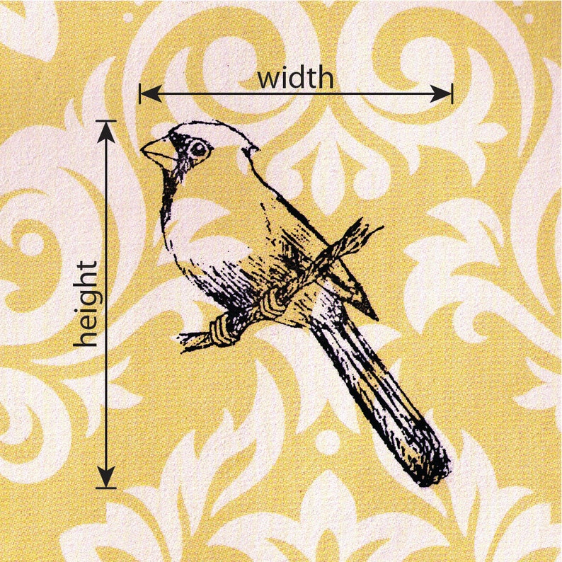 Bird Stamp: Cardinal on a Branch Wood Mounted Rubber Stamp - Etsy