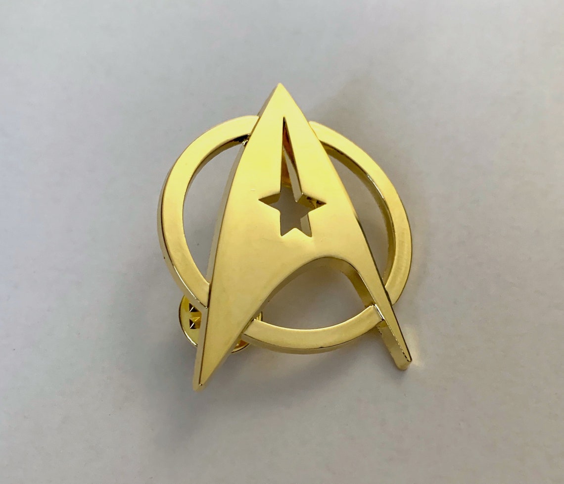 Star Trek TMP Admiral Kirk's Badge Gold Tone | Etsy