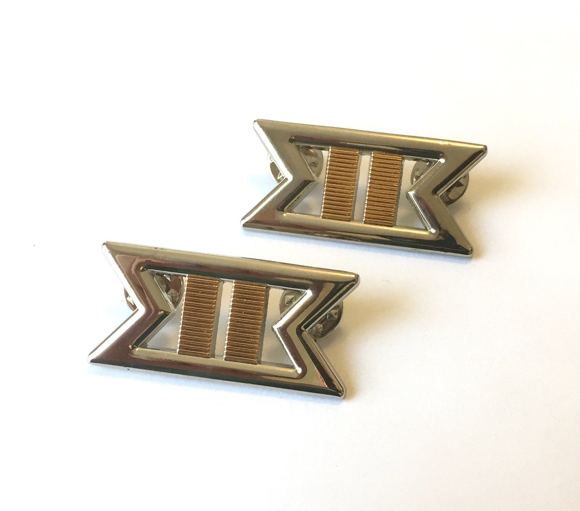 Movie Era Commander Rank Pins set of 2 - Etsy