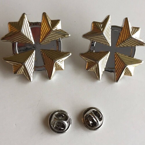 Movie Era Commander Rank Pins set of 2 - Etsy