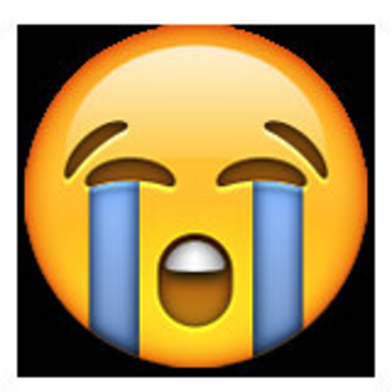 Emoji Crying Smiley 3D Printed Cookie Cutter | Etsy