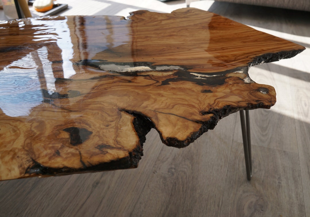 Live Edge Resin Filled Coffee / Occasional Table - Custom Order Request ...