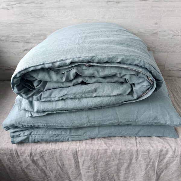 Washed Linen Bedding - Etsy