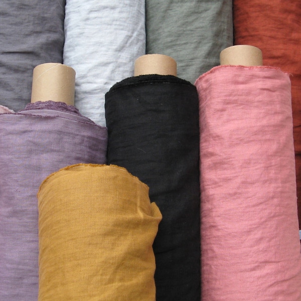 Washed Linen Fabric - Etsy