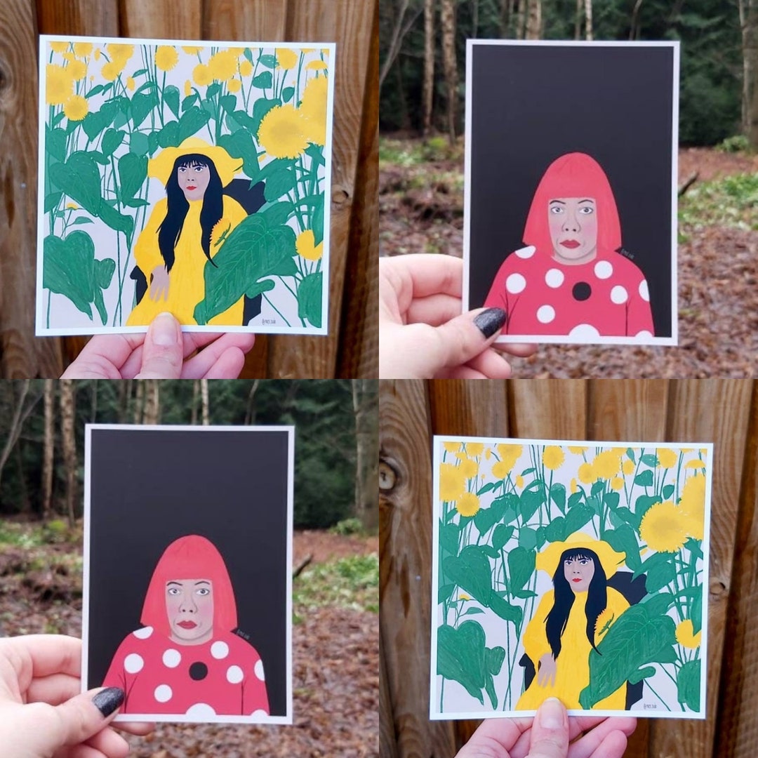 Yayoi Kusama Card - Etsy
