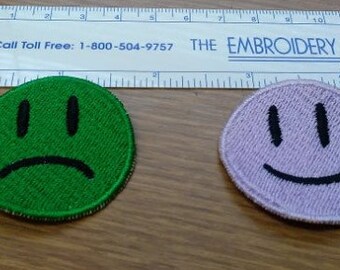 Happy Sad Face | Etsy