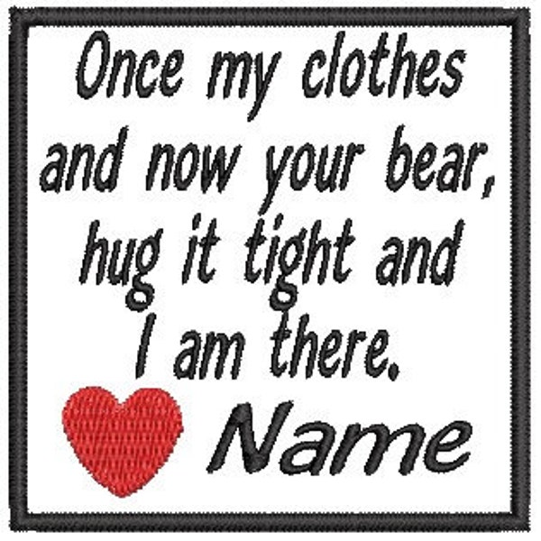 Memory Bear Patch - Etsy