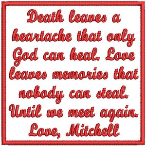 Sew on Memory Patch for Memory Pillow or Memory Quilt. - Etsy