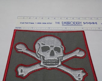 Skull and Crossbones Patch - Etsy