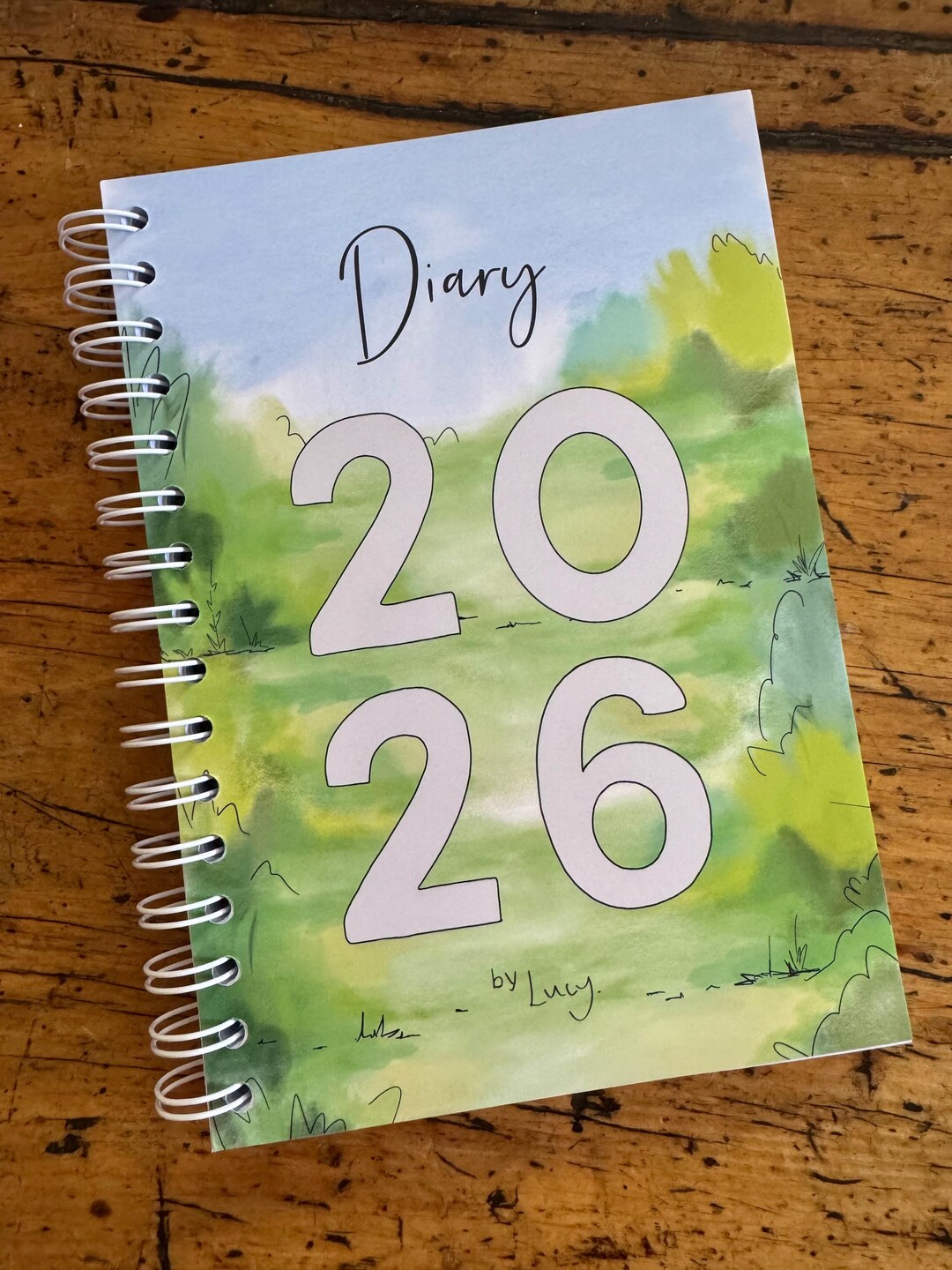 2026 Country Garden A5 Diary: Illustrated Week-to-view Planner - Etsy