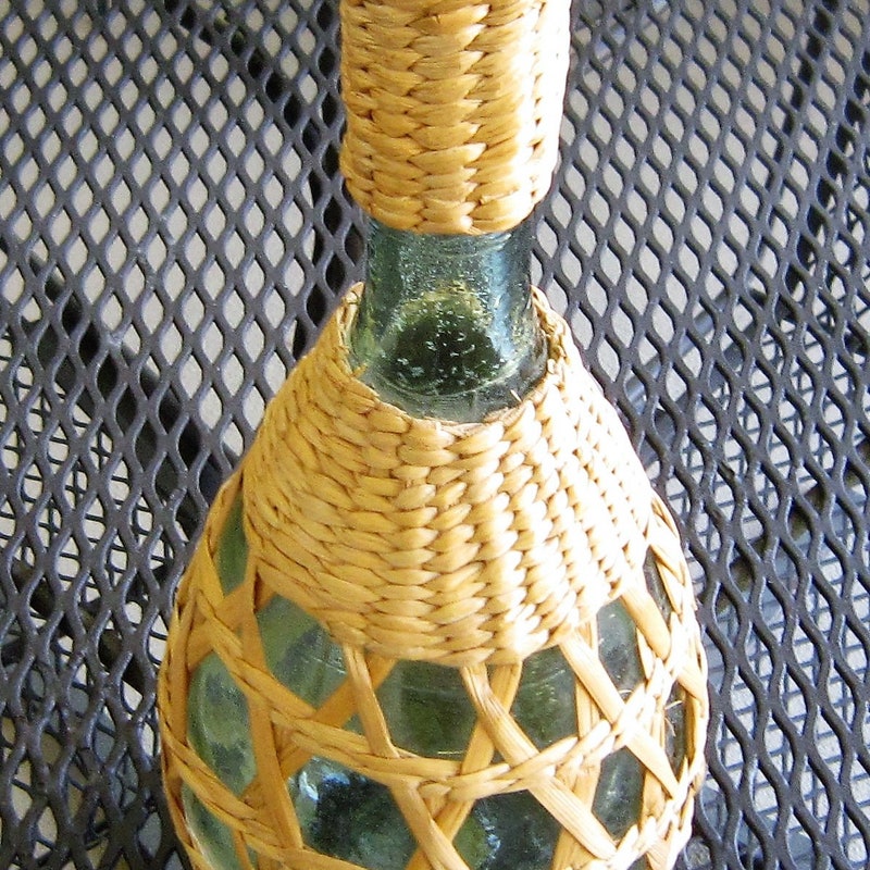 Wicker Bottle - Etsy