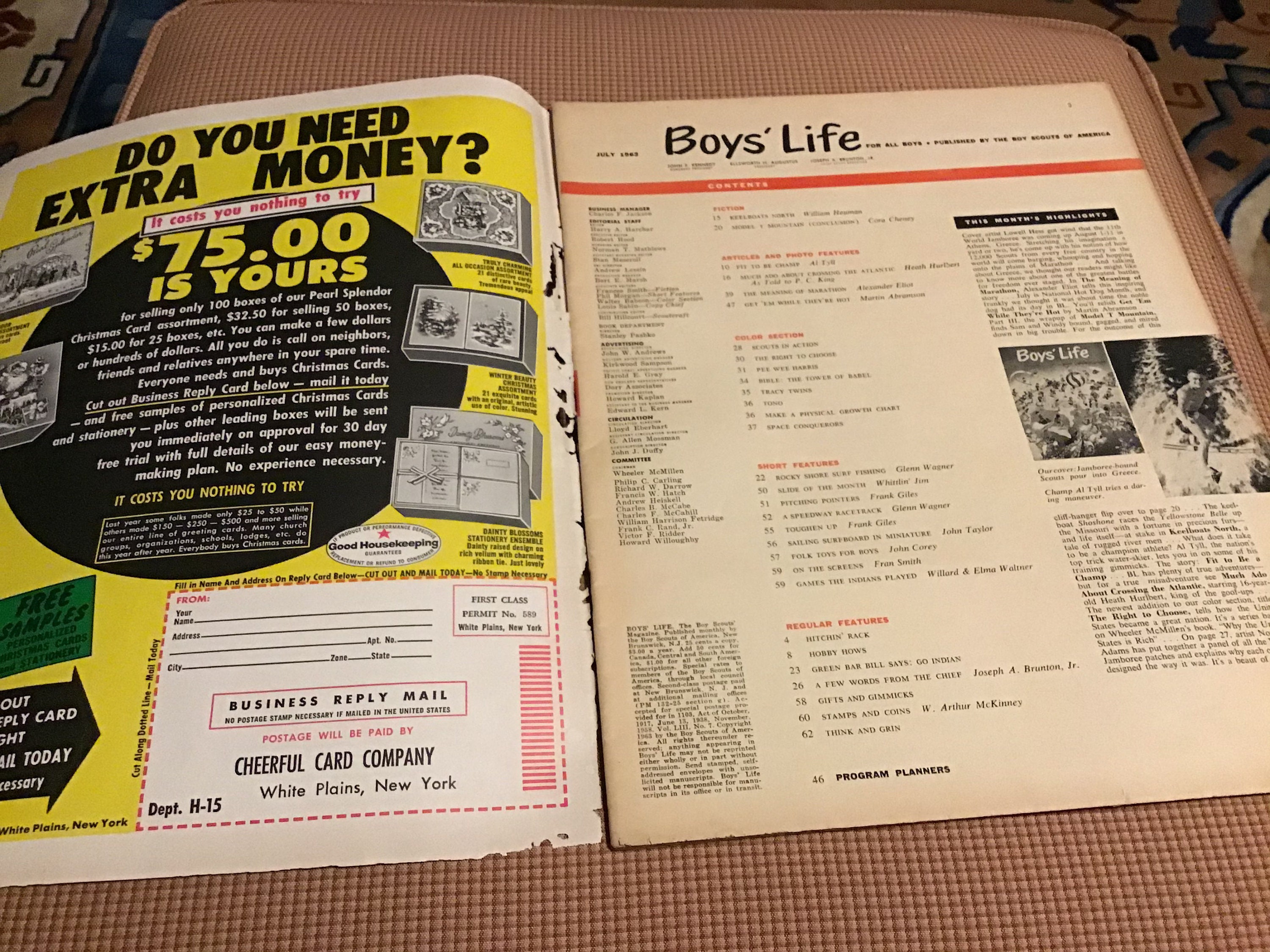 Vintage Boys Life Magazine Boy Scouts Magazine 1963 - Etsy