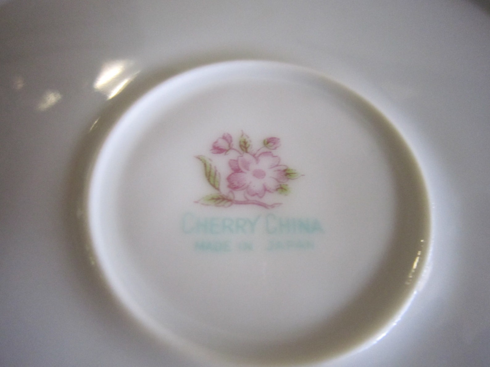 Cherry China, Snack Plates, Sandwich Plate, Romantic Set, Shabby Chic ...