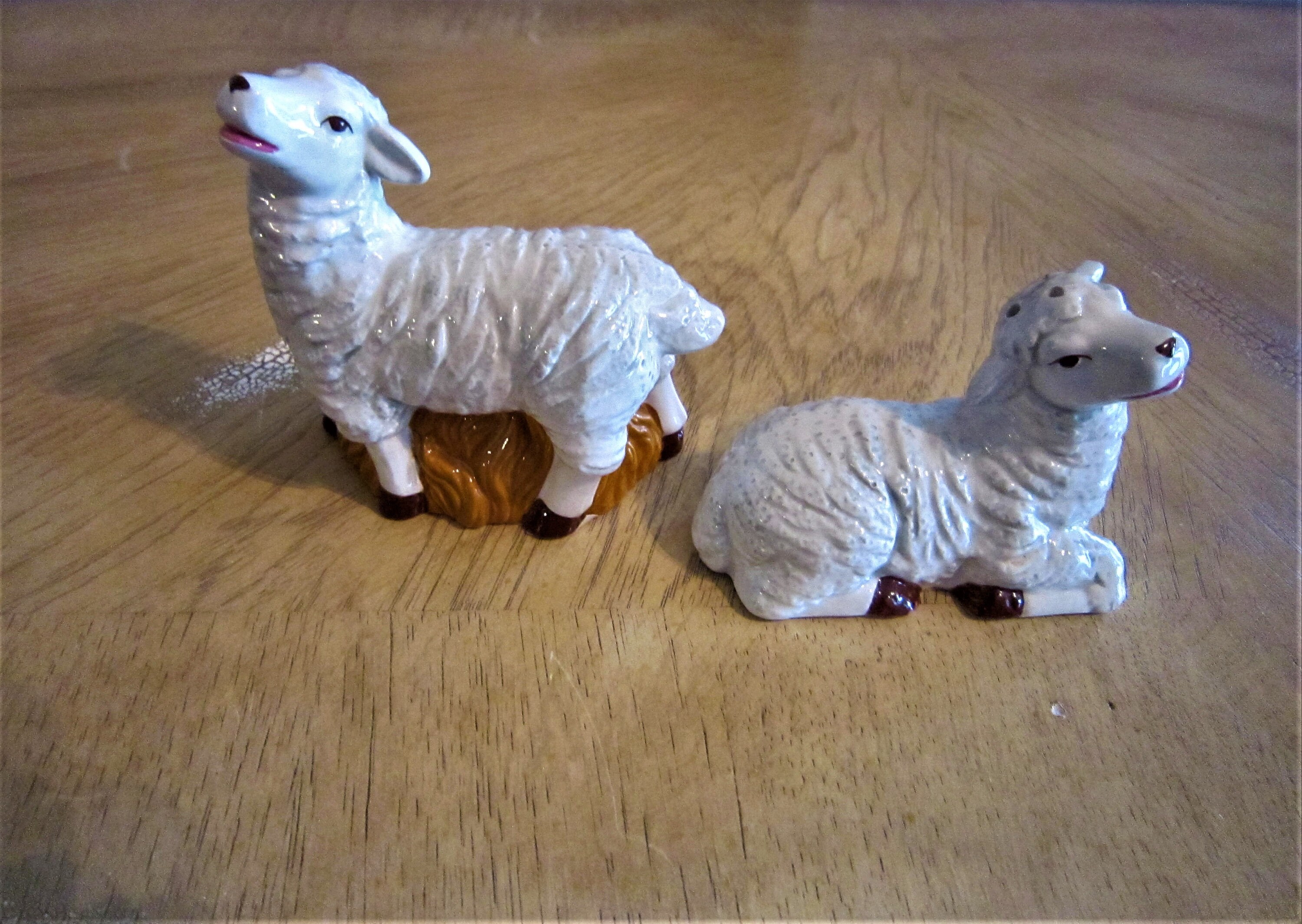 Vintage Sheep Salt and Pepper Shaker, Dining Decor, Table Setting - Etsy