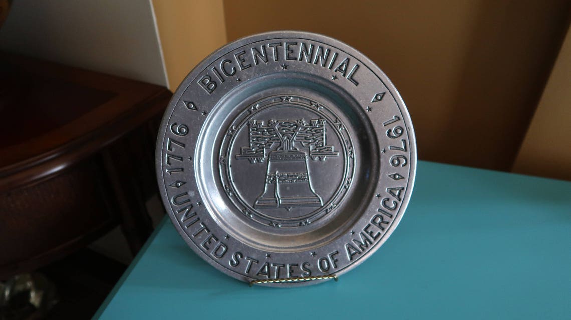 Bicentennial United States of America Decorative Metal Plate, 1976 ...