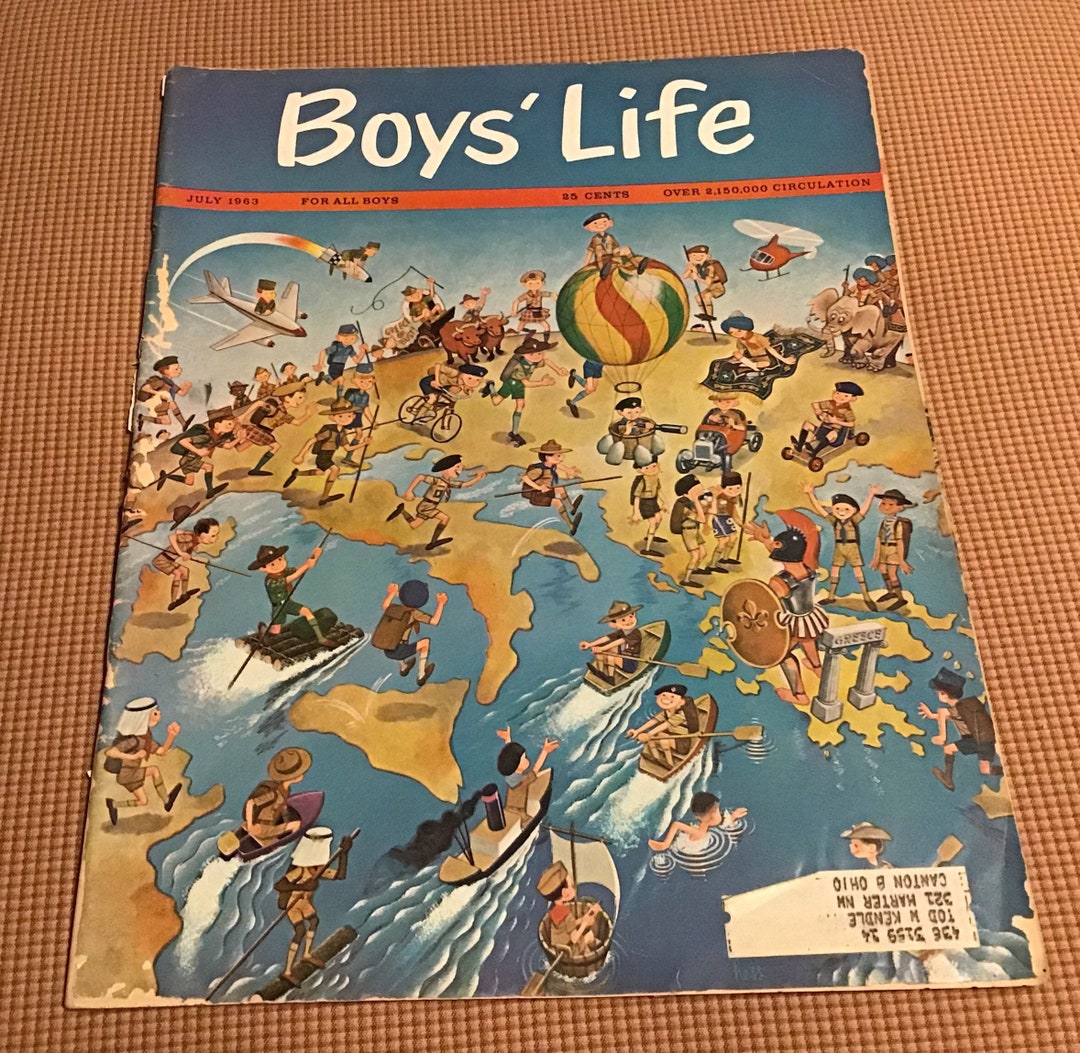 Vintage Boy’s Life Magazine, Boy Scouts Magazine, 1963 Boy's Life ...