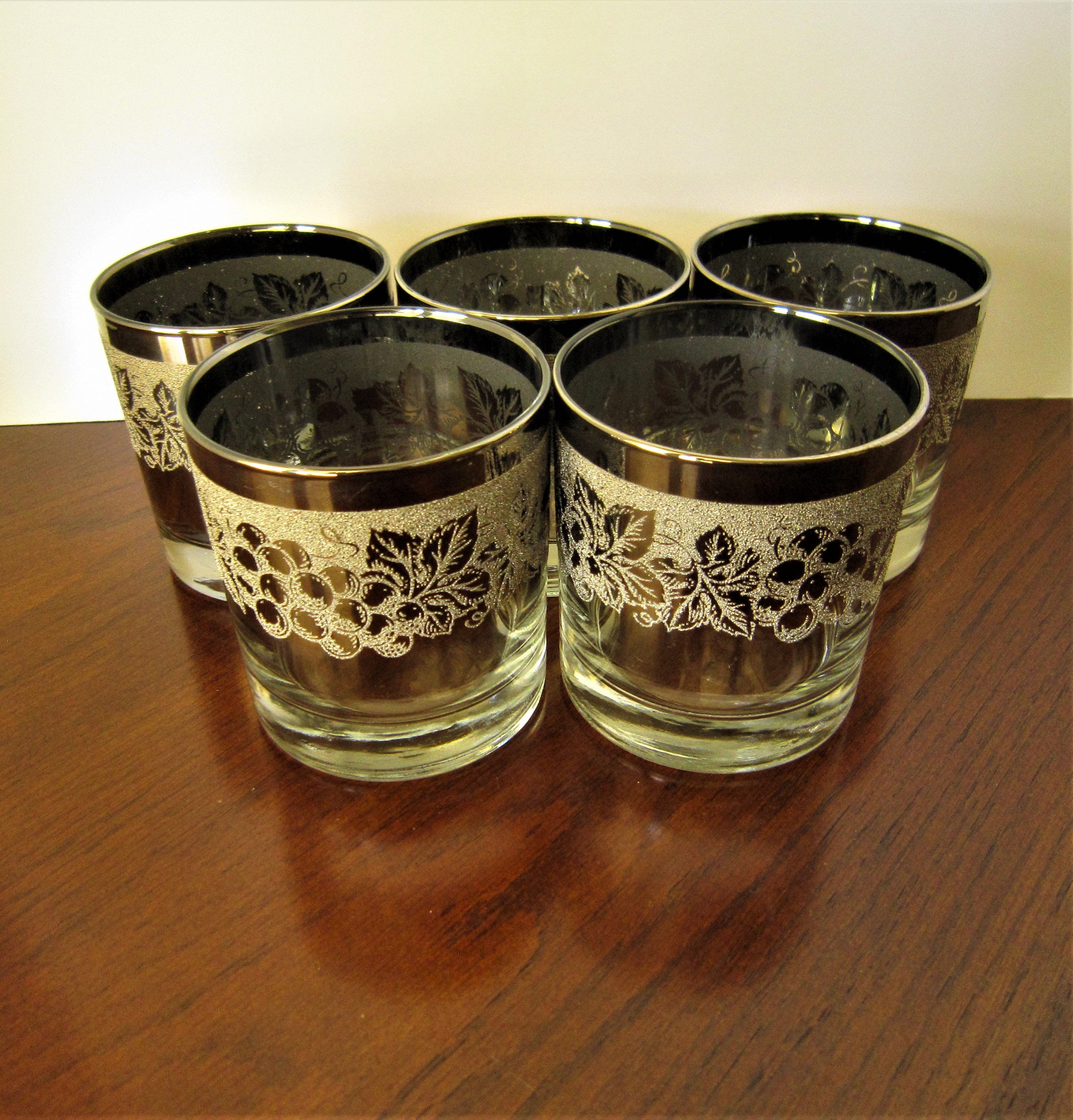 Vintage Cocktail Glasses Mid Century Modern Glassware - Etsy