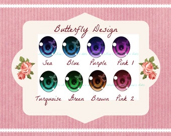 Acrylic Resin Anime Eyes Dollfie Dream 8-10-12-14-16-20-22-24 | Etsy