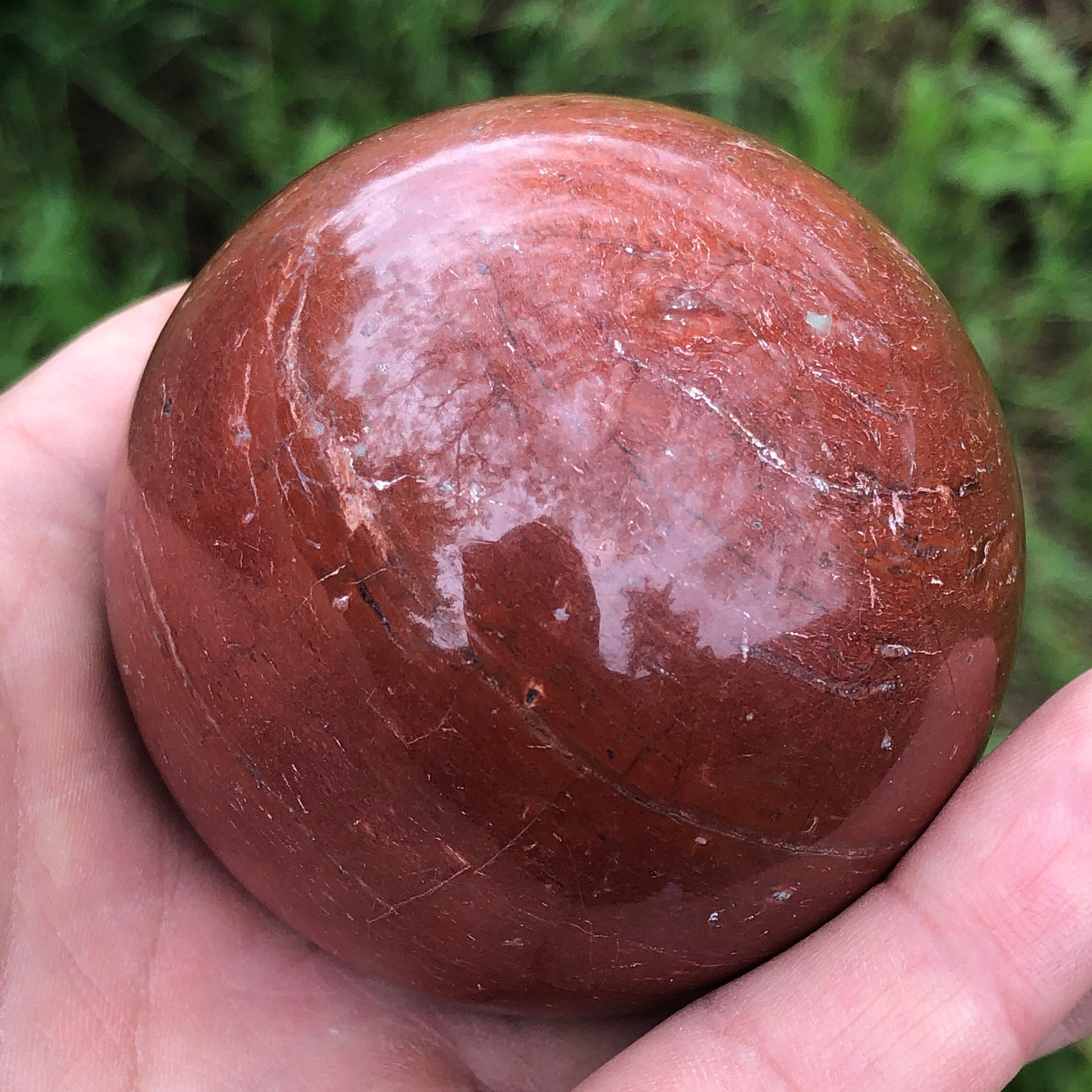 Red Jasper Sphere 63mm Jasper Red Jasper Ball Crystal | Etsy