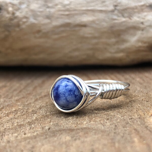 Sodalite Ring - Etsy