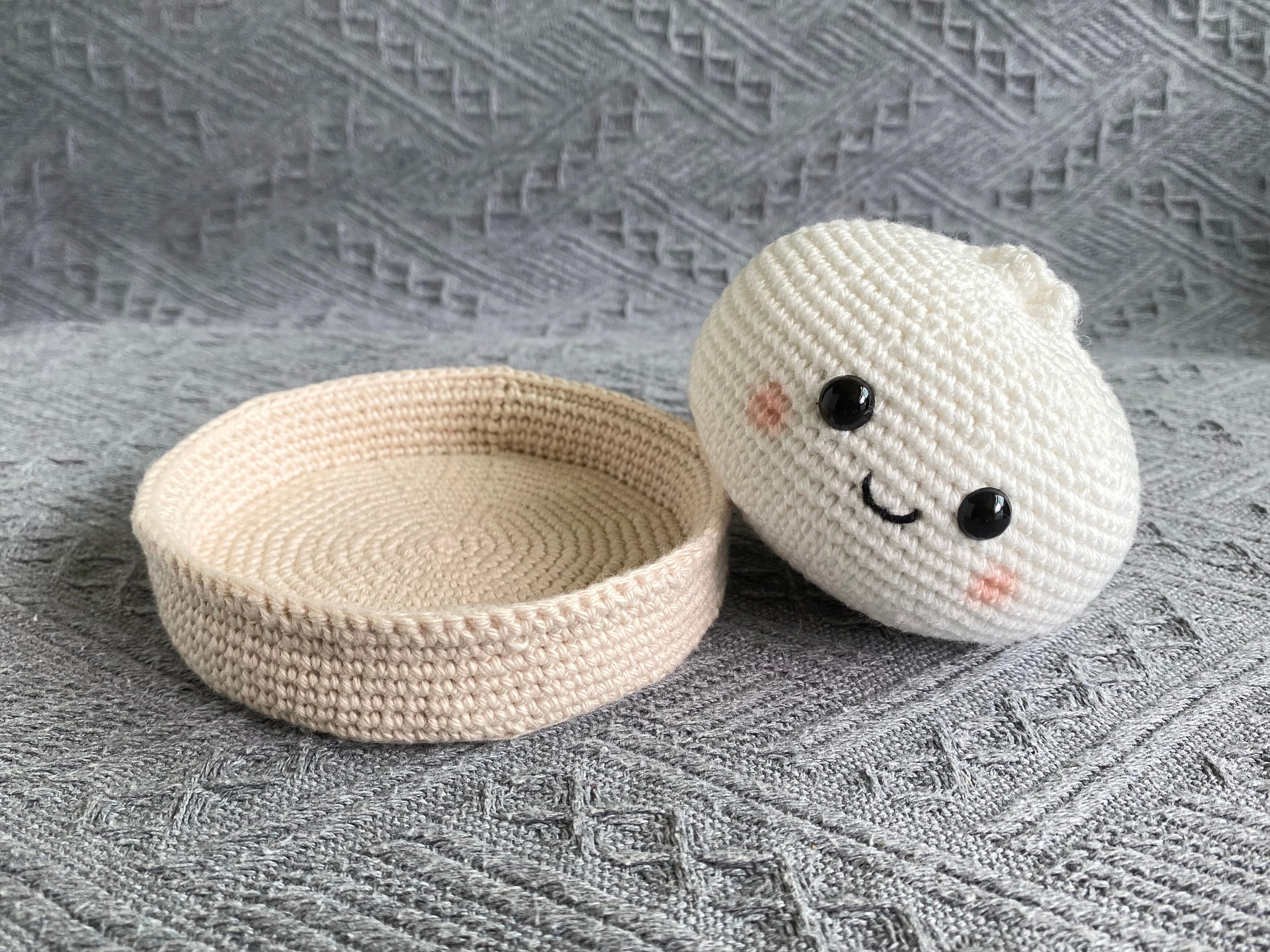 Crochet Xiao Long Bao Dimsum Dumpling Crochet Food Set Gift for Friend ...