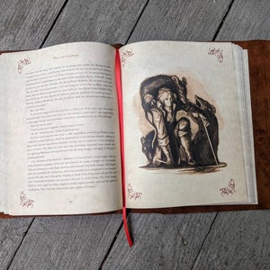 Illustrated Princess Bride in Brown Leather by S. Morgenstern's Classic ...