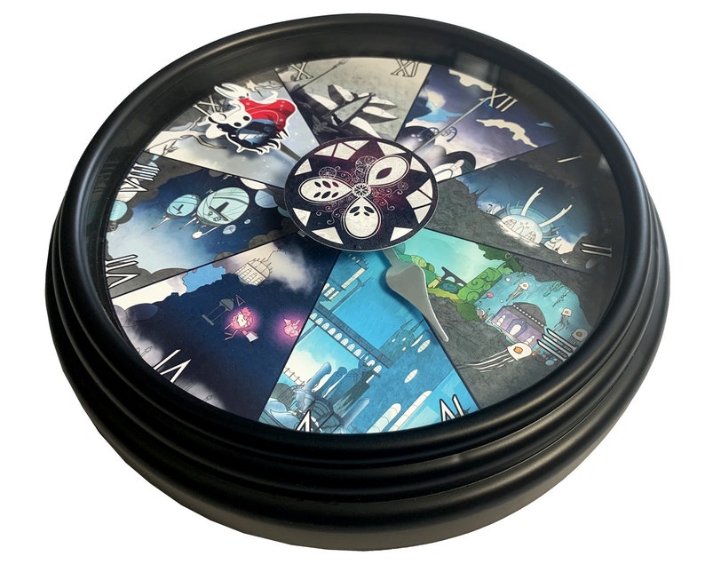 Knight and Hornet Clock Gift Set - Hallownest - Video Game Decor ...