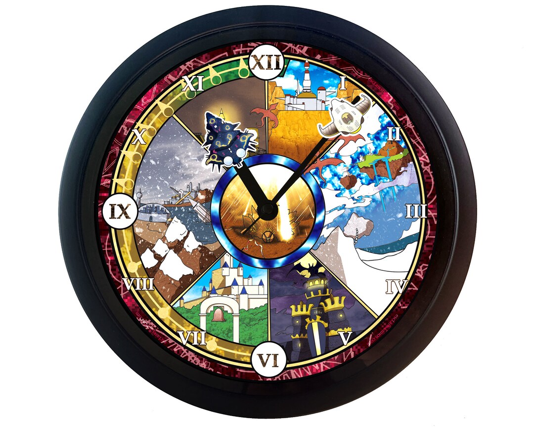 Chrono Trigger Clock Etsy