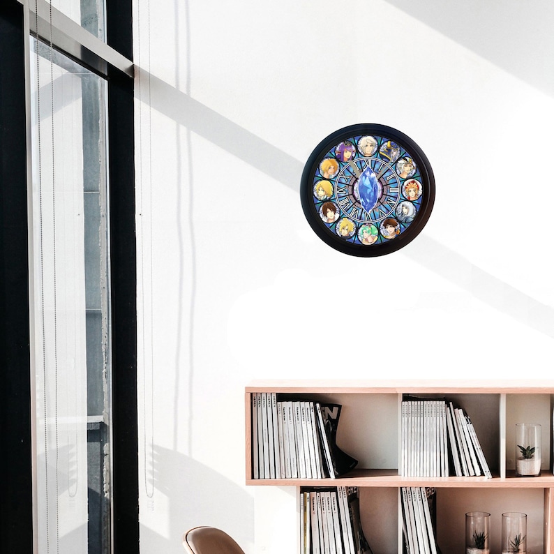 Final Fantasy Clock, Hero of Light, Cloud Strife, Squall Leonhart ...