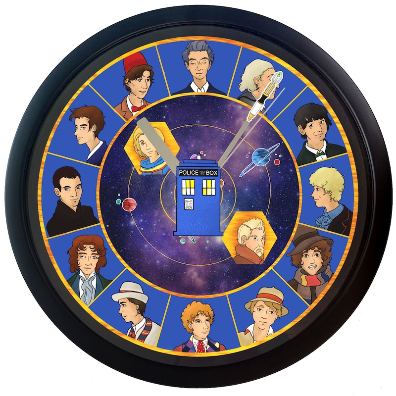 Doctor Who Clock - Etsy