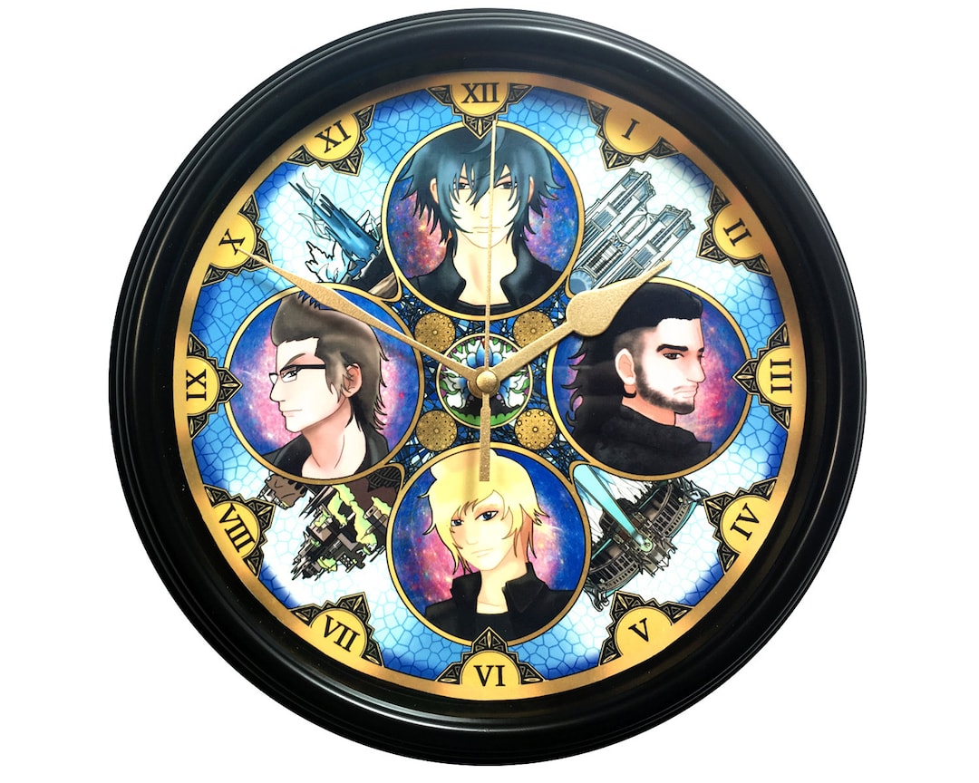 Final Fantasy XV Clock - Noctis Caelum - Ignis Scientia - Gladioulus ...