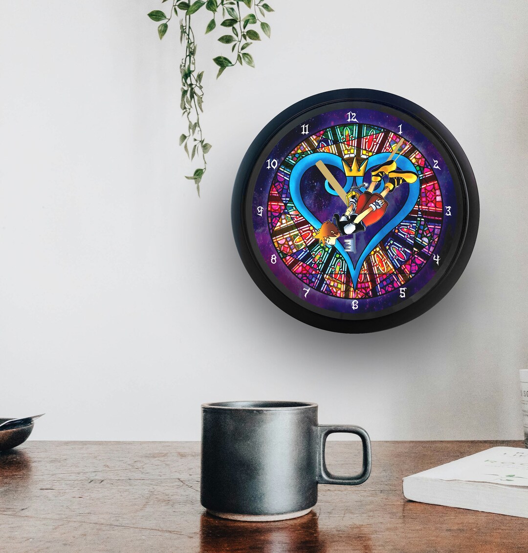 Kingdom Hearts Clock - Etsy