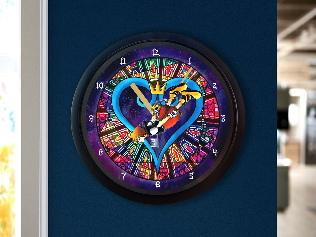 Kingdom Hearts Clock - Etsy