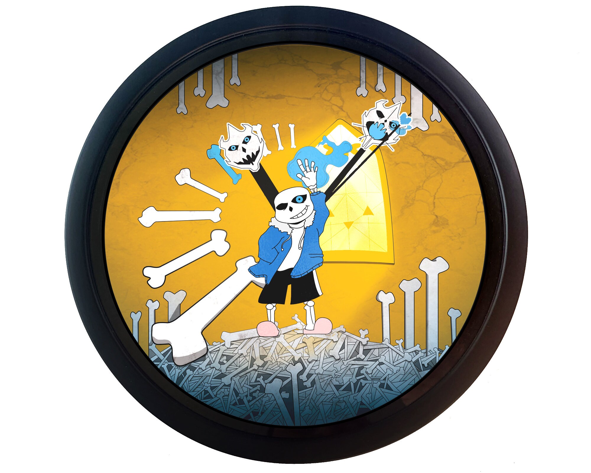 Reloj de pared Undertale | Etsy