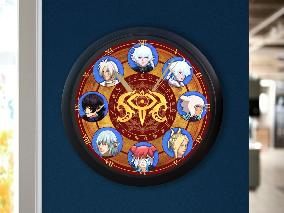 FFXIV Clock - Final Fantasy XIV Clock - Final Fantasy Gift - Final ...