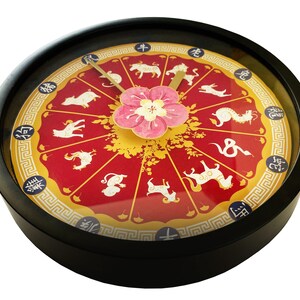 Chinese Zodiac Clock - Lunar New Year Art - Year of the Ox - Zodiac ...