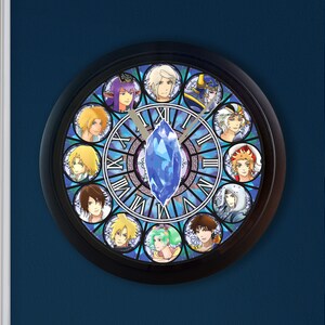 Final Fantasy Clock, Hero of Light, Cloud Strife, Squall Leonhart ...