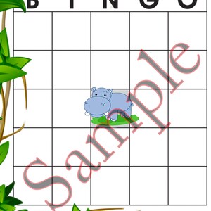 Baby Hippo Baby Shower PRINTABLE Games Instant Download 4 Games Baby ...
