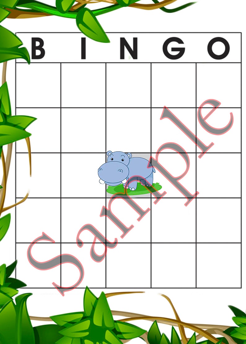 Baby Hippo Baby Shower PRINTABLE Games Instant Download 4 | Etsy