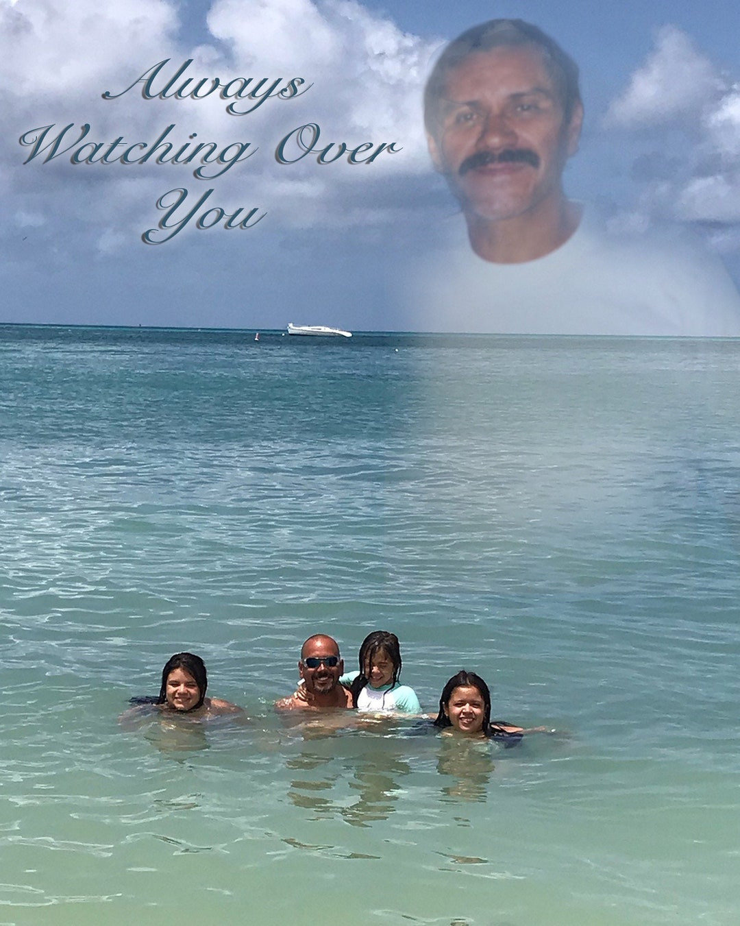 Deceased Loved One Superimposed Photo Transparent Image Heavenly Spirit ...