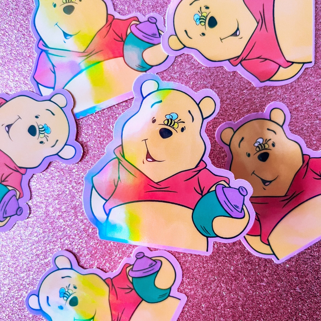 Winnie the Pooh Sticker, Pooh Bear Sticker, Disney Stickers, Waterproof ...