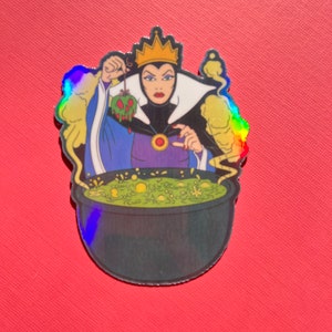 The Evil Queen Sticker L Snow White Stickers L Disney Villains - Etsy