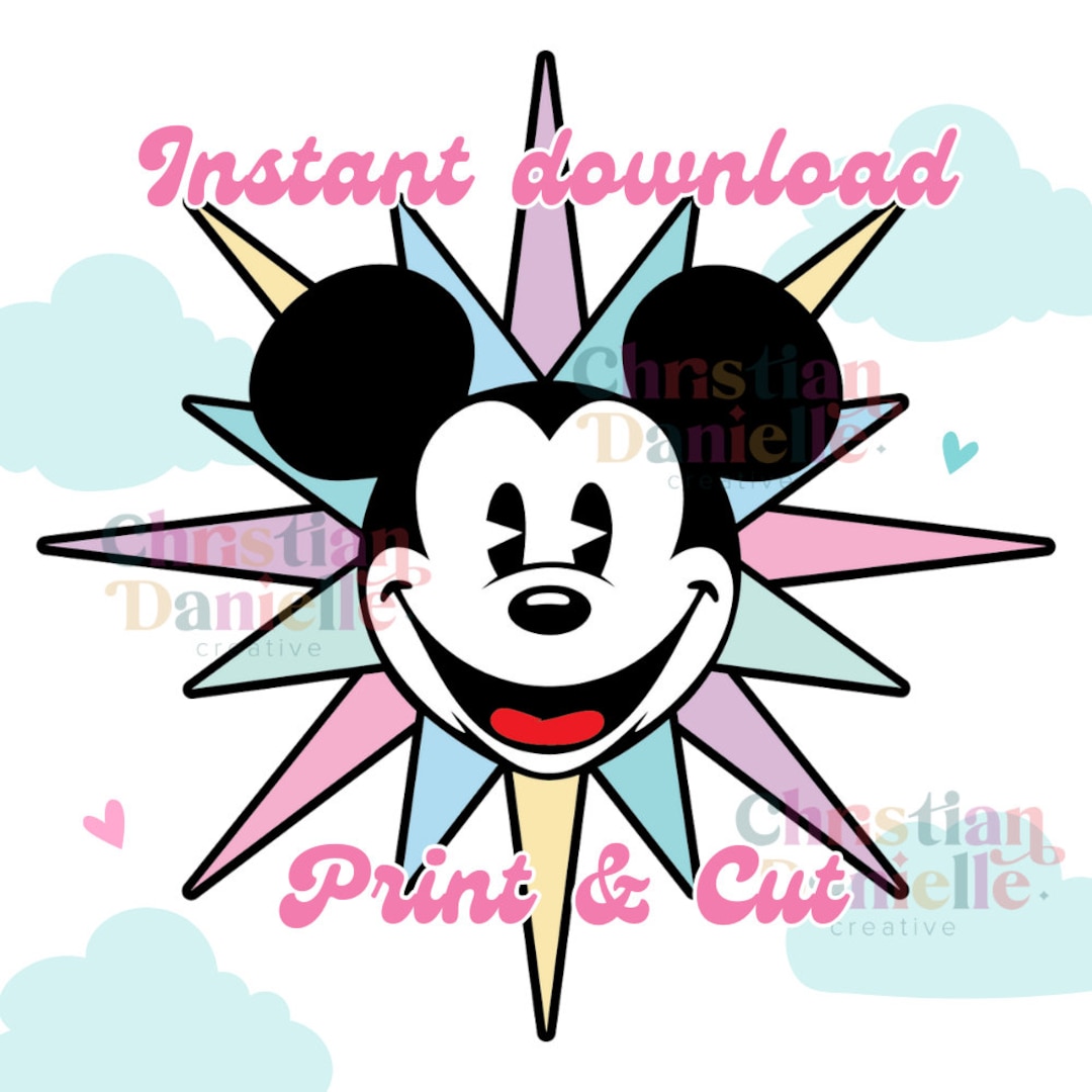 Printable Mickey Fun Wheel, Instant Download, High Resolution PNG - Etsy