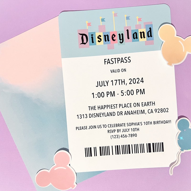 Disneyland Party - Etsy