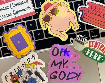 Friends tv Series Sticker Ross 'i'm Fine - Etsy