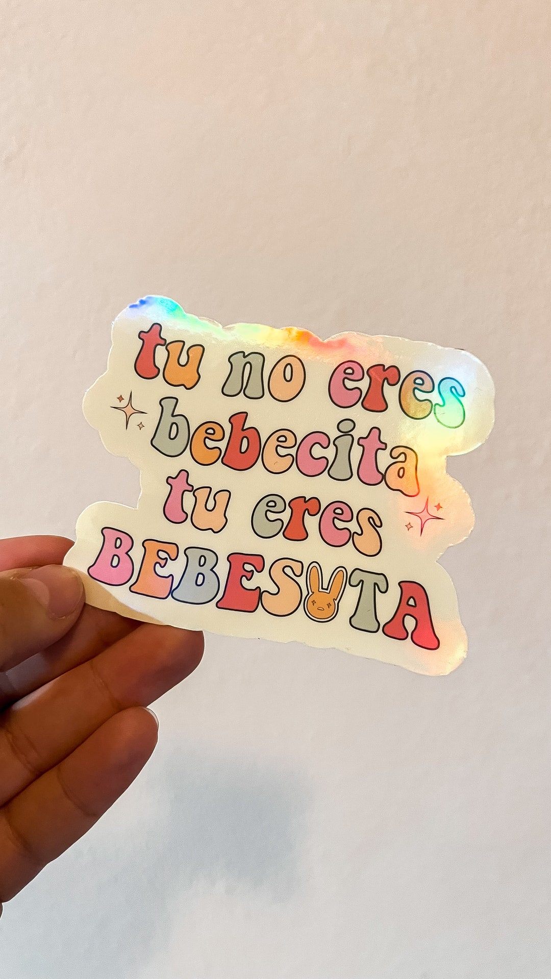 Tu No Eres Bebecita Sticker | Bebesota Sticker | Bad Bunny Stickers - Etsy